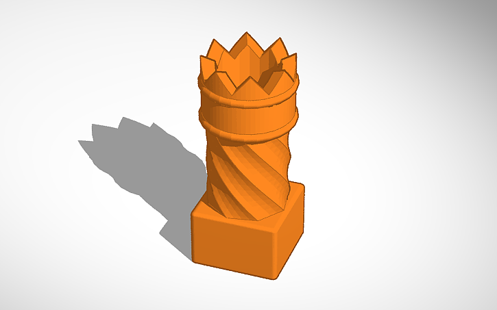 3D design Chimney Pot - Tinkercad