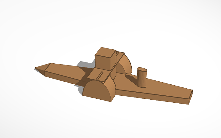 3D design Steam Frigate Attempt1 | Tinkercad