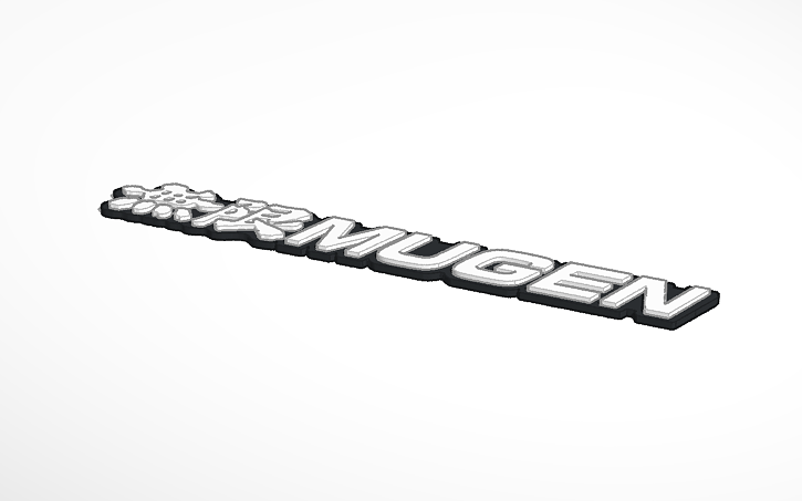 3D design Classic Mugen Logo | Tinkercad