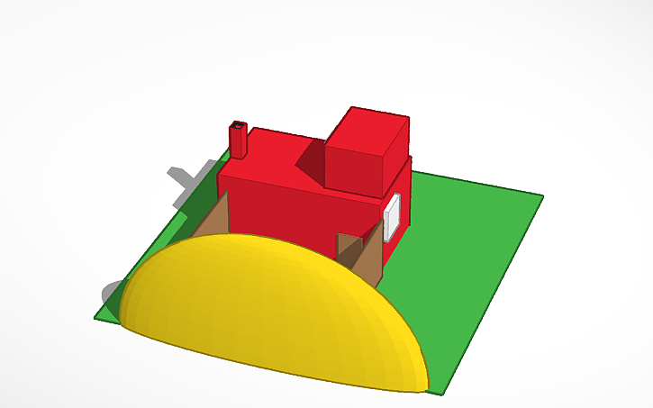 3D design sunset | Tinkercad