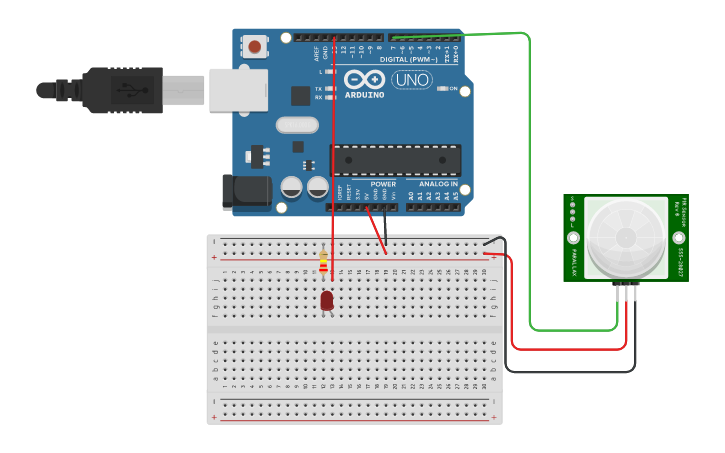 Circuit design TP 13 (TT) PROGRAMACION CON ARDUINO . Thiago Acosta sexto grado | Tinkercad