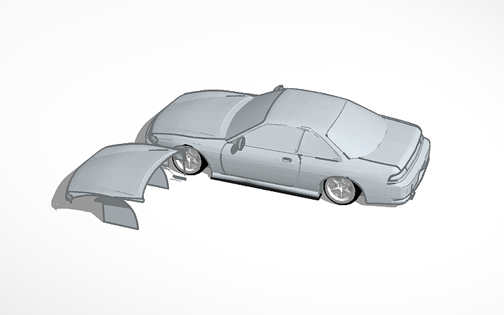 3D design Copy of Nissan Silvia S14 - Tinkercad