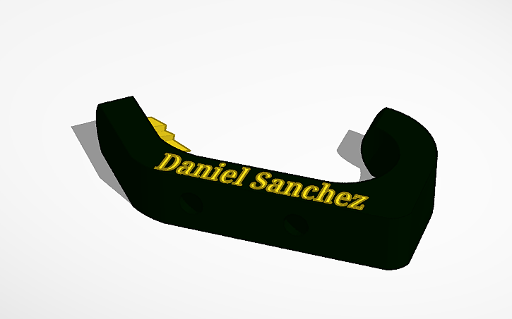 3D design Hat hanger - Tinkercad