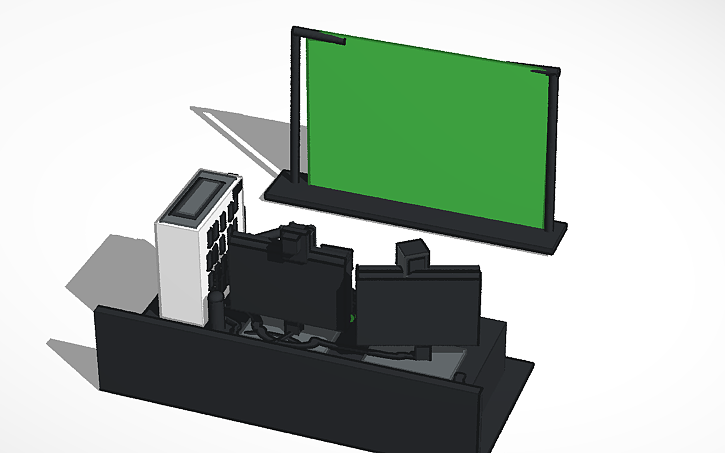 3d Design Gaming Setup Tinkercad