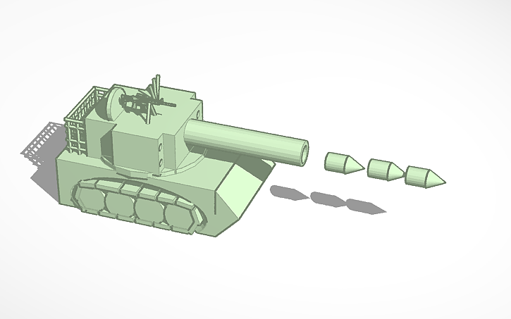 3D design tank | Tinkercad