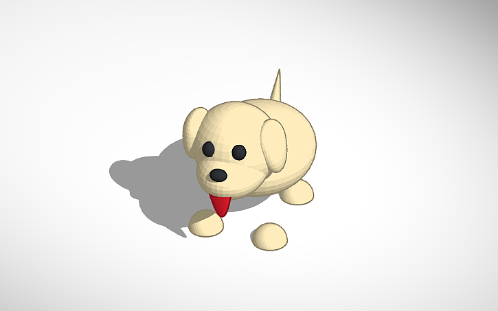 3D design Adopt Me Dog | Tinkercad