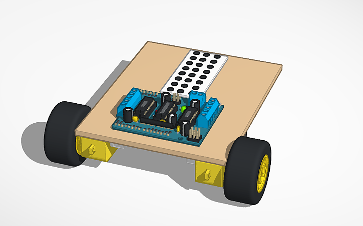 3D design Diseño del Robot :) - Tinkercad