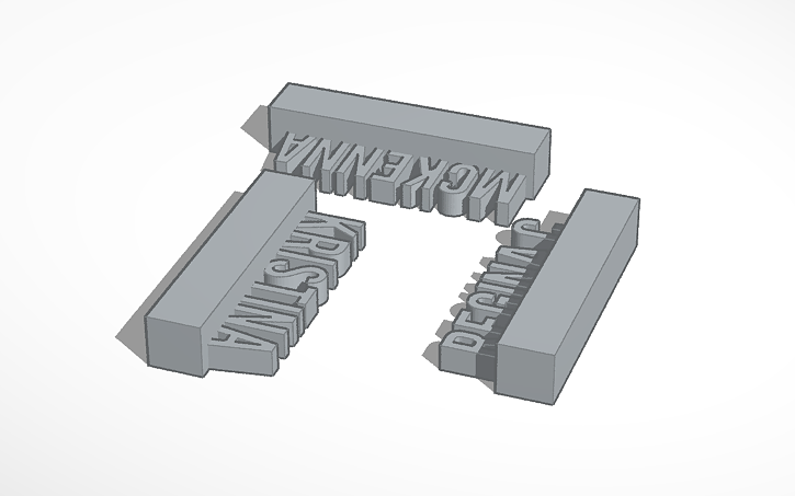 3D design best friends forever | Tinkercad