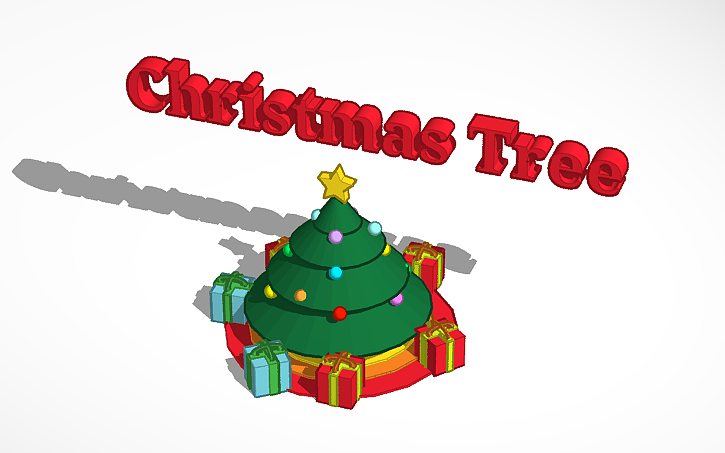 3D design Christmas Tree | Tinkercad
