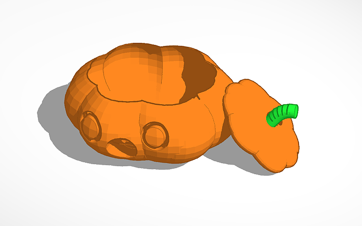 3D design pumpkin | Tinkercad