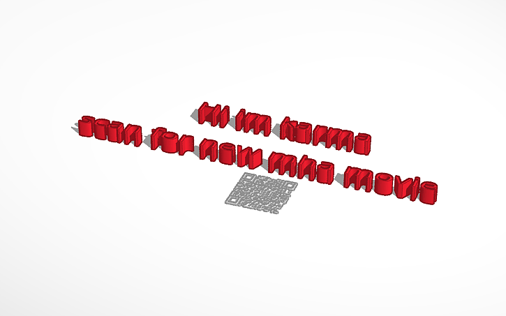 3D design mha movie code - Tinkercad