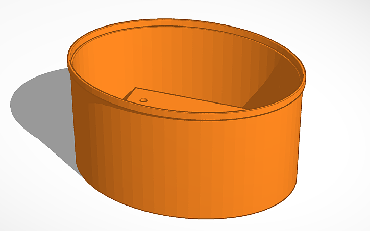 3D design Oval base - Tinkercad