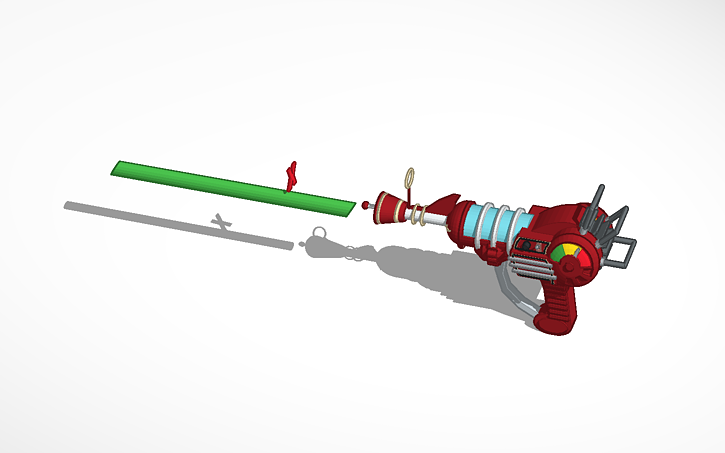 3D design Call of duty Ray gun - Tinkercad
