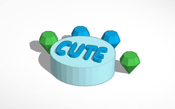 3d Design Cute Paw Print Mysavvyswirl Tinkercad