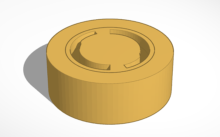 3D design beyblade base - Tinkercad