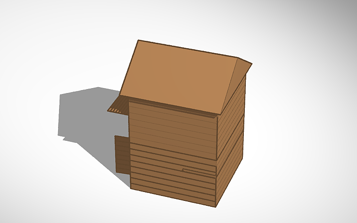 3D design House with detailed interior | Tinkercad