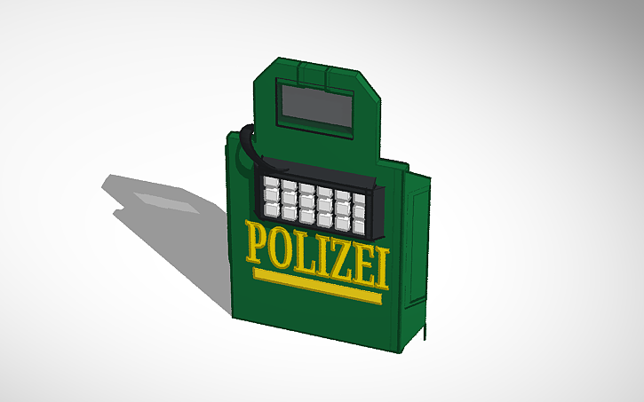 3D design R6 Blitz Shield | Tinkercad