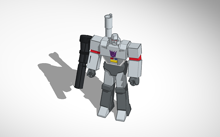 3D design Transformers G1 Megatron - Tinkercad