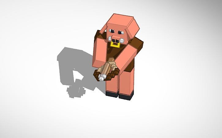3D design piglin | Tinkercad