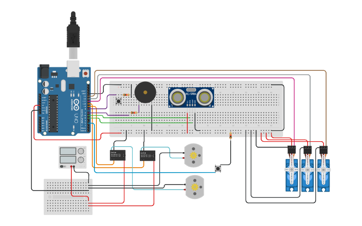 Circuit design Arduino Challenge - Thayana Xavier | Tinkercad
