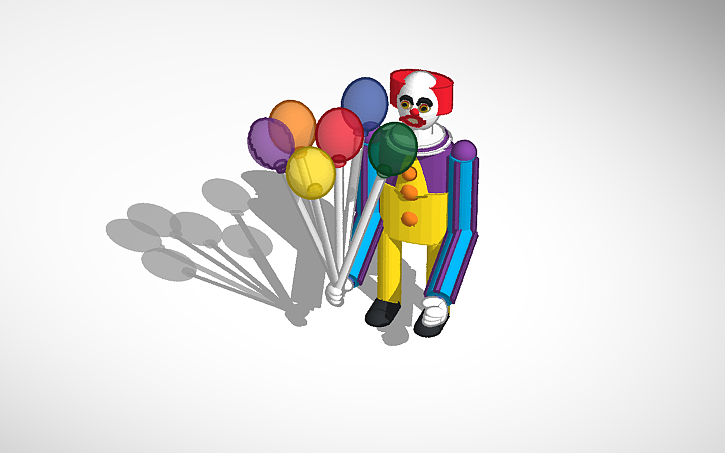 3D design Pennywise 1990 Eddie - Tinkercad