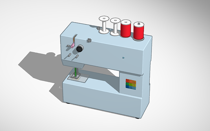 3D design Copy of Sewing Machine 2 SIM LAB - Tinkercad