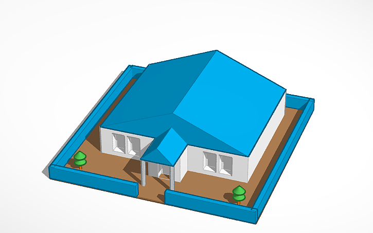 3D design Rumah | Tinkercad