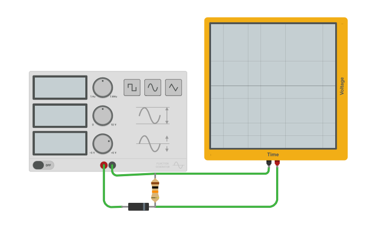Circuit design Oscilloscope - Tinkercad