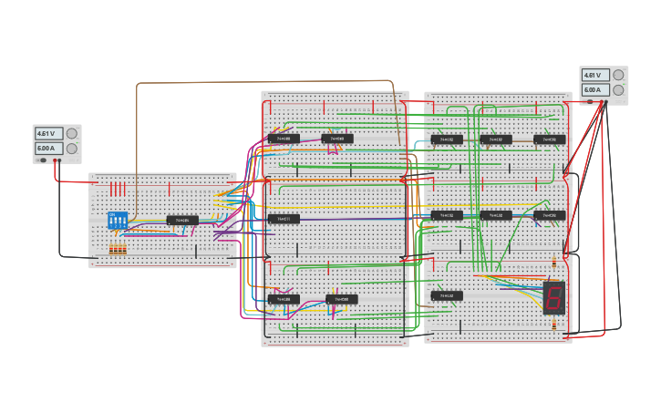 Circuit Design 7seg Tinkercad