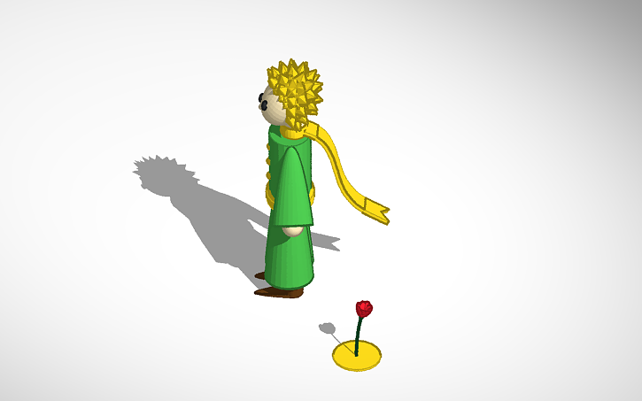 3D design The Little Prince - Tinkercad