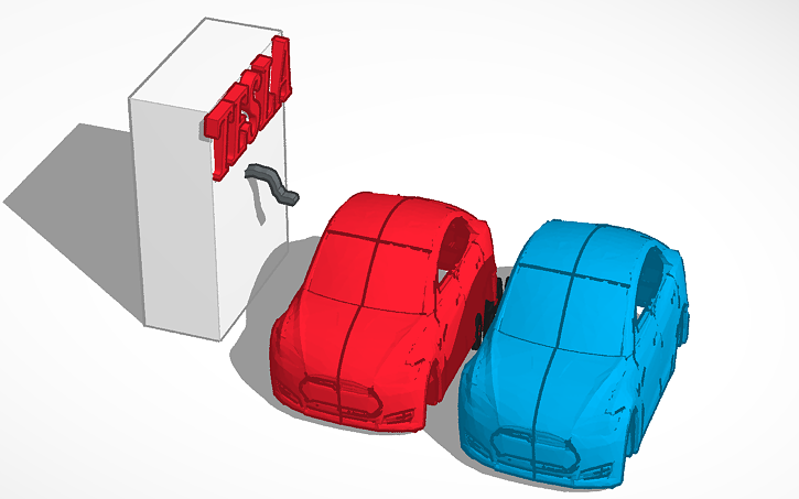 3D design Tesla model 3 | Tinkercad