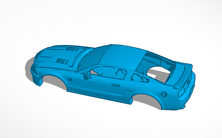3D design Mustang body | Tinkercad