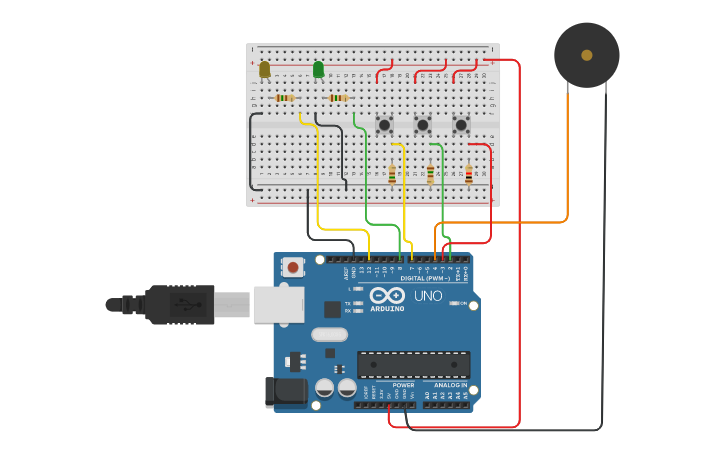 Circuit design Sensor Suara - Tinkercad