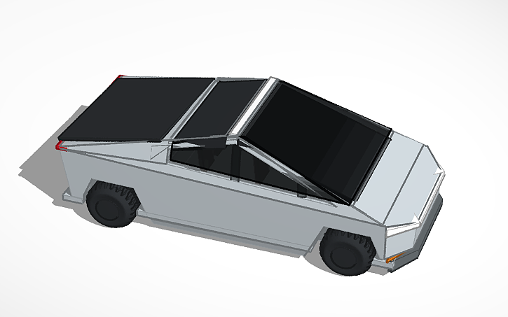 3D design Tesla - Tinkercad