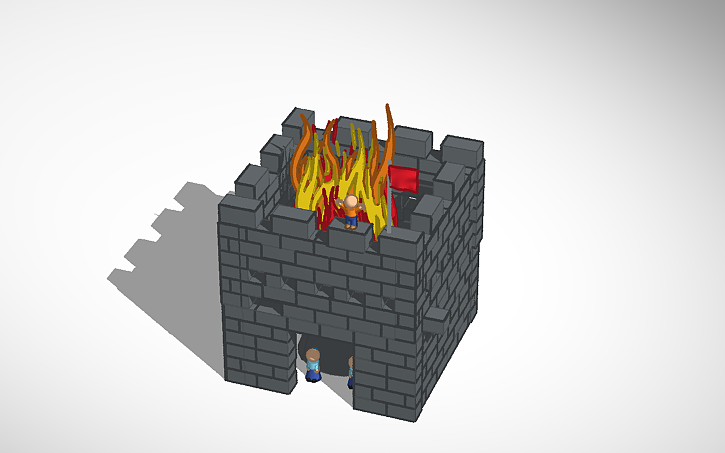 3D design Great Wall - Tinkercad