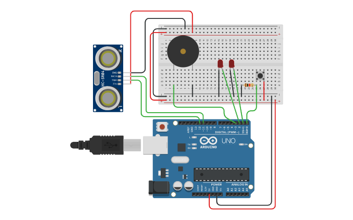 Circuit Design Arduino Security And Alarm System Tinkercad