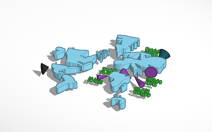 3D design MAP - Tinkercad