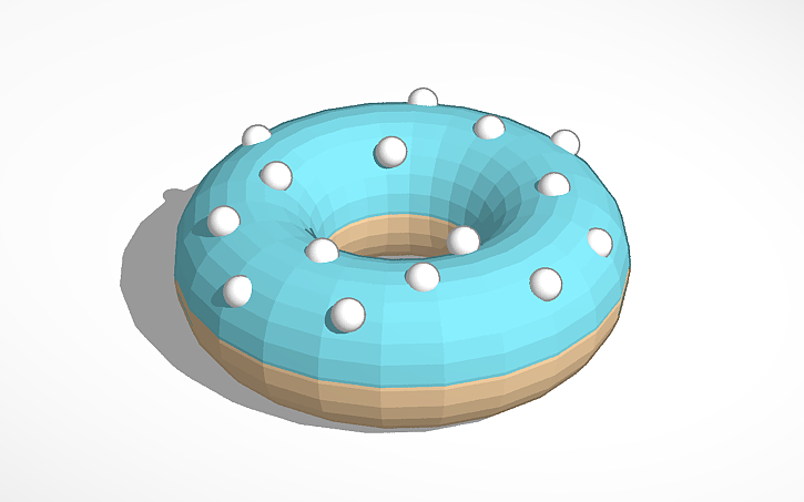 3D design Donut - Tinkercad