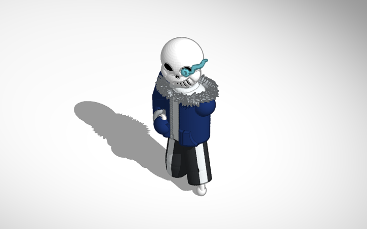 3D design Copy of Sans | Tinkercad