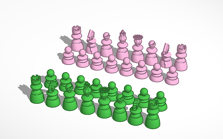 3D design Corinne Chess Pion | Tinkercad