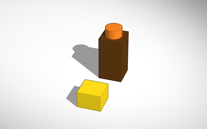 3D design Mincraft Torch | Tinkercad