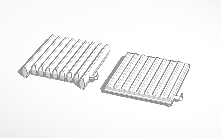 3D design Radiators - Tinkercad