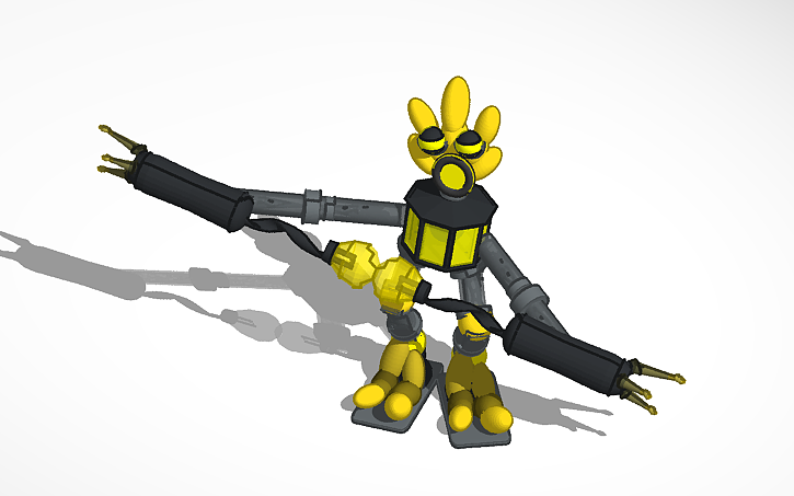 3D design Light epic wubbox (pose 1) - Tinkercad