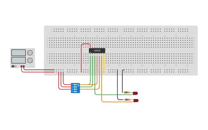 Circuit Design Decoder Tinkercad