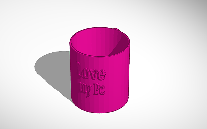 3D design my_cup - Tinkercad