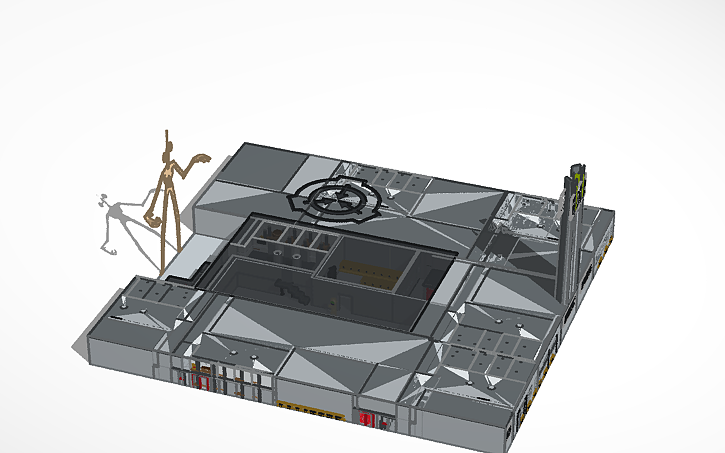 3D design SCP FONDATION - Tinkercad