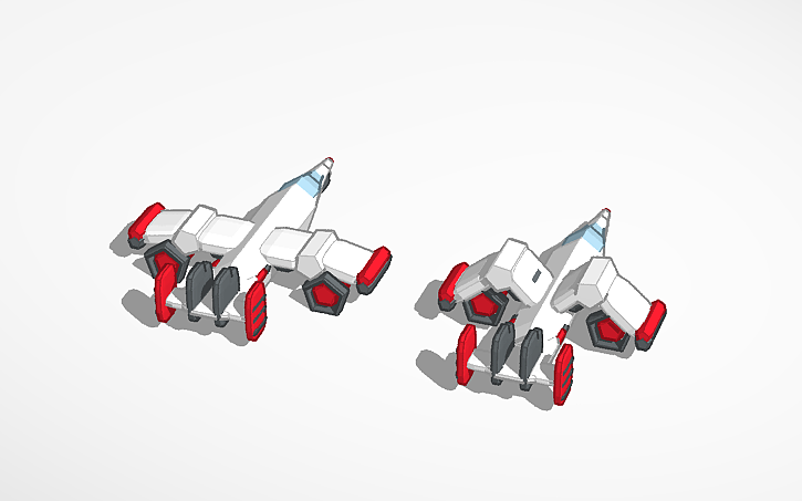 3D design AF-10 Supersonic Sparrow - Tinkercad