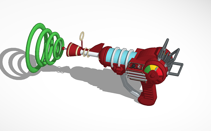 3D design Shooting Ray Gun - Tinkercad