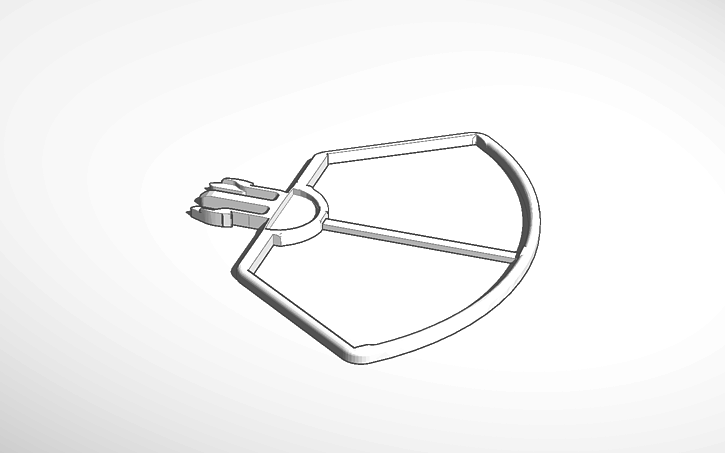 3D design DJ Fantom rotor protector - Tinkercad