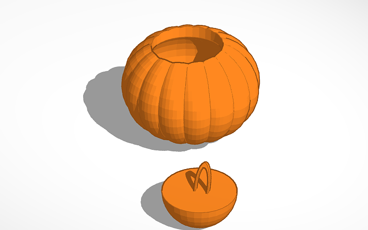 3D design Halloween Pumpkin ! | Tinkercad